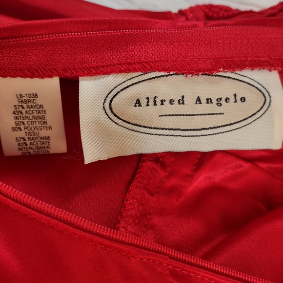 Alfred Angelo | Dresses | Alfred Angelo Red Evening Gown | Poshmark